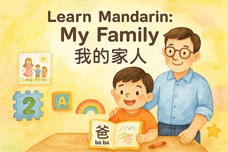 Learn Mandarin for Kids – Chapter 9: My Family (我的家人) - Little Rainbow ...