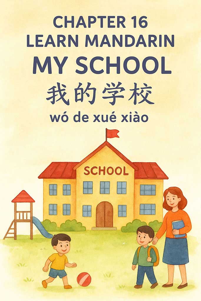 Chapter 16: Learn Mandarin – My School 我的学校 (wǒ de xué xiào) - Little ...